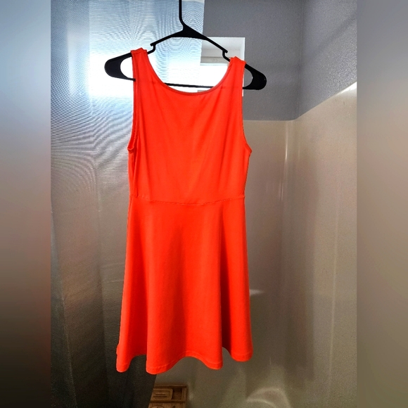 Divided | Dresses | Backless Orange Dress | Poshmark